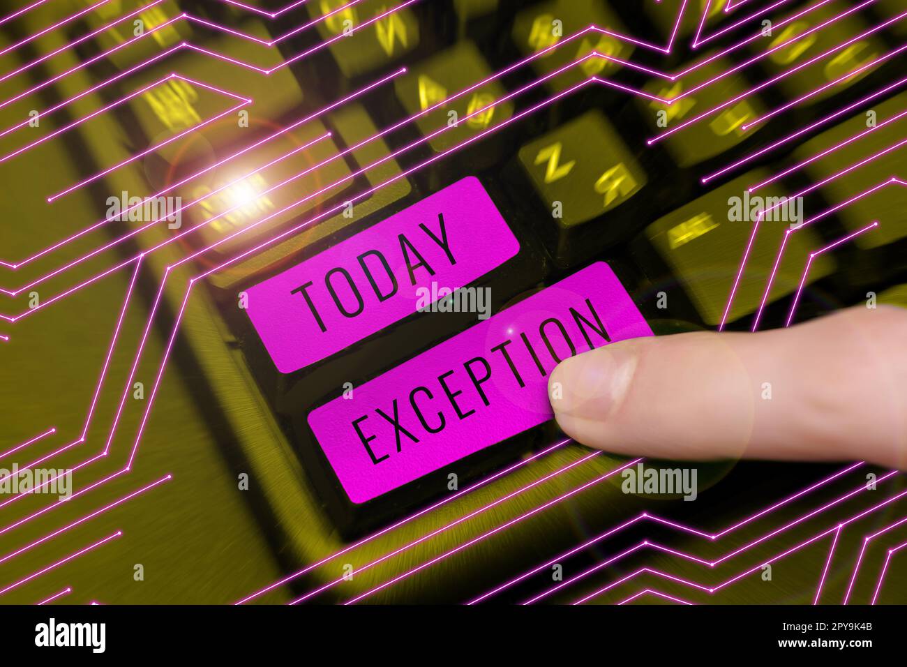 Writing Displaying Text Exception Word For Person Or Thing That Is Excluded From General
