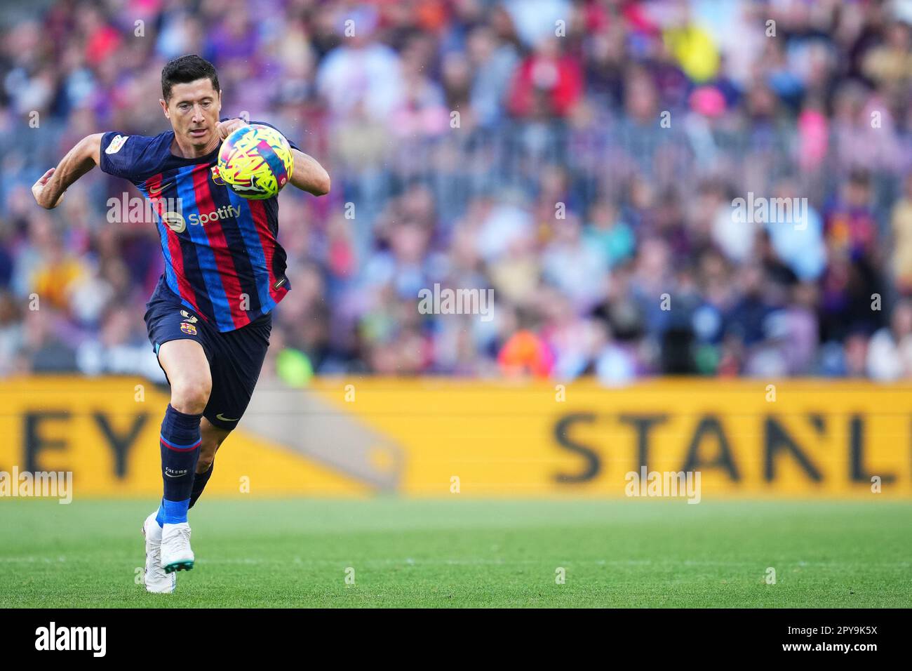 Robert Lewandowski of FC Barcelona during the La Liga match between FC ...