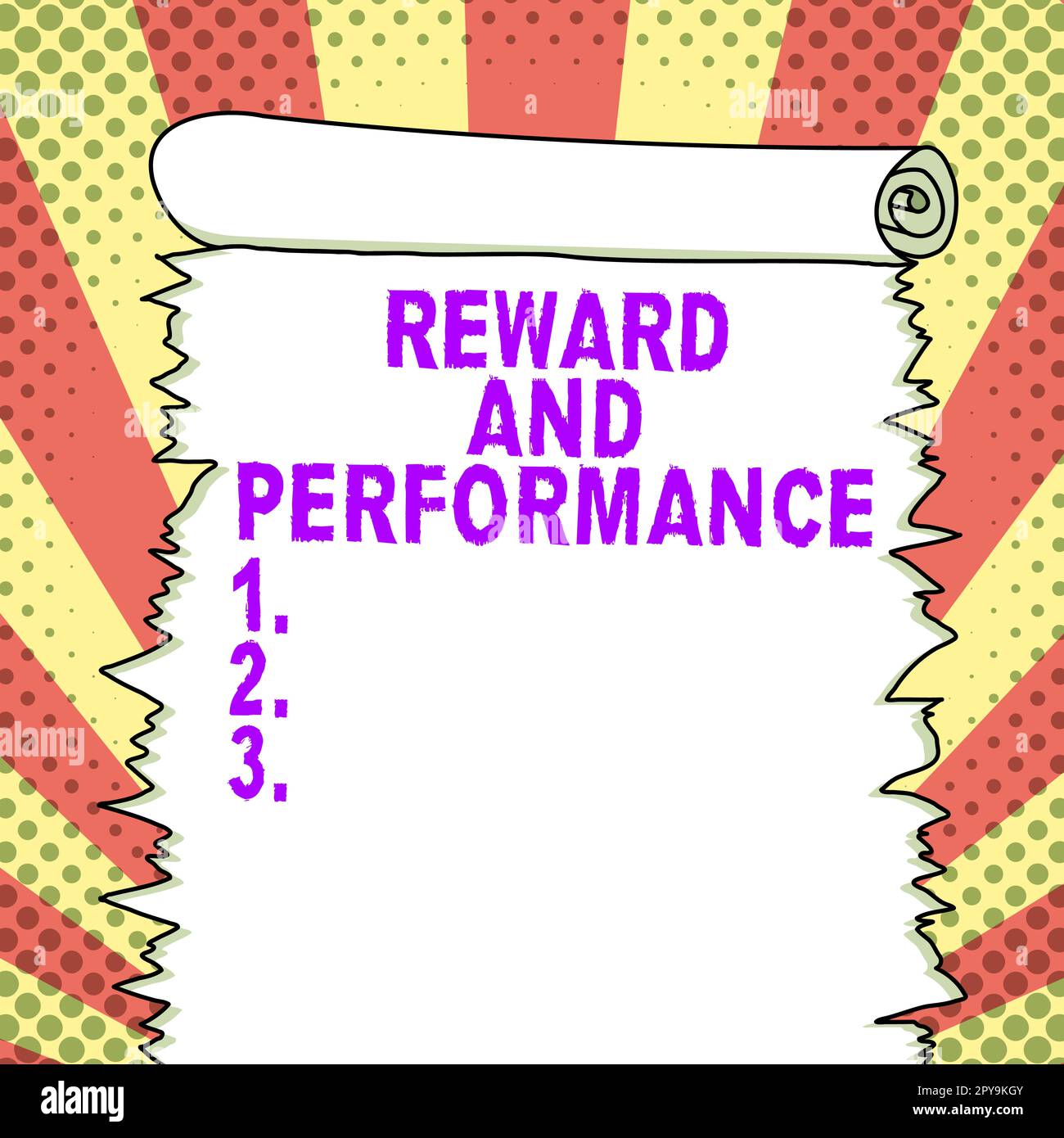 Text showing inspiration Reward And Performance. Internet Concept Given ...