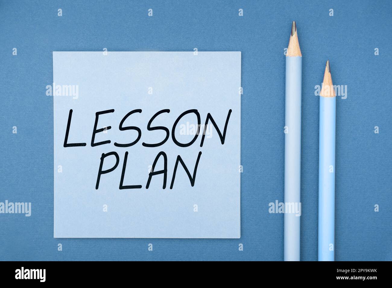 Inspiration showing sign Lesson Plan. Concept meaning a teacher's ...
