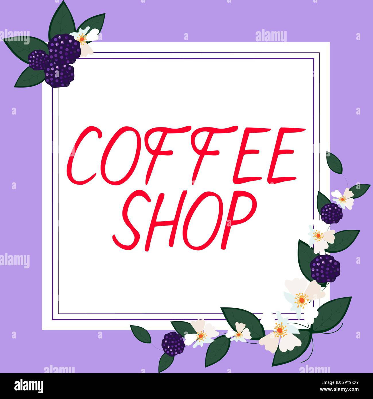 Conceptual caption Coffee Shop. Business showcase small informal ...