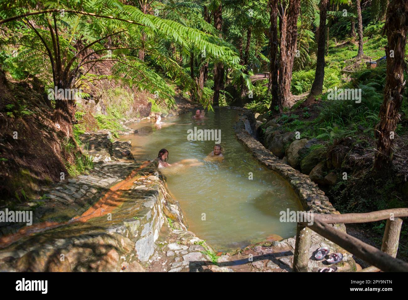Caldera (Caldeira) Velha, Sao Miguel, Azores, Portugal Stock Photo - Alamy