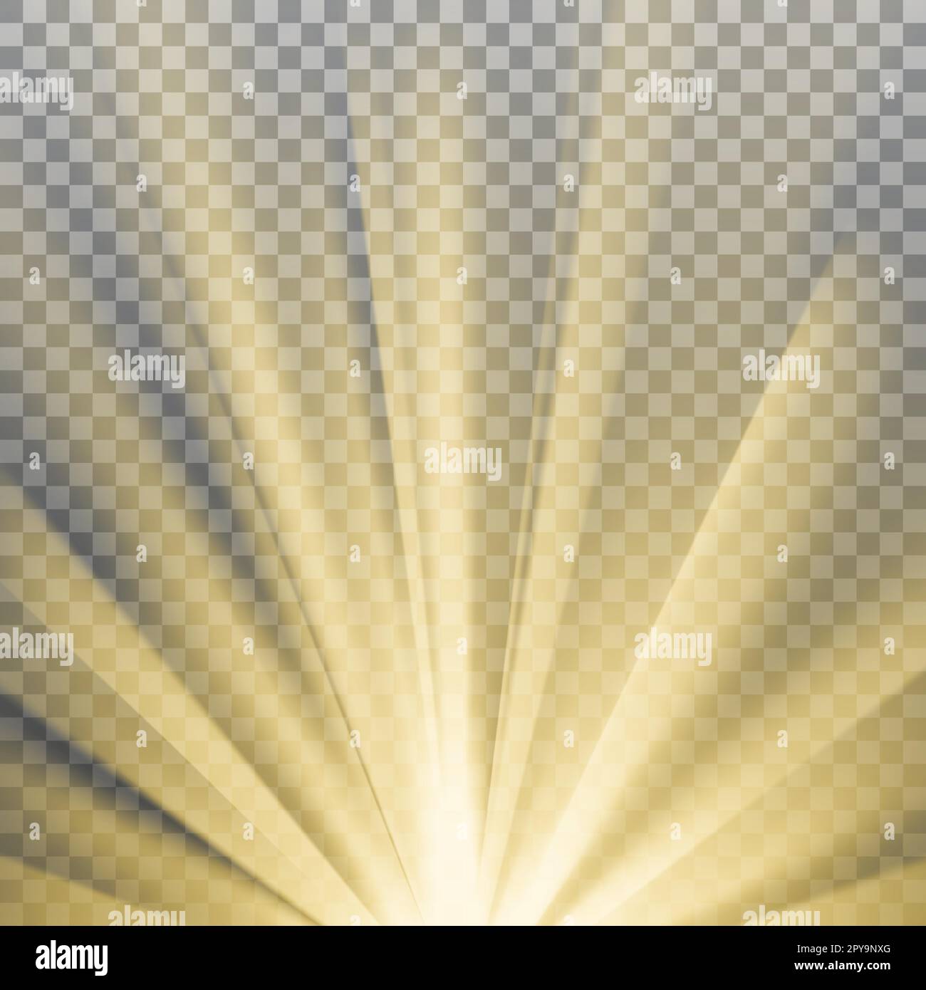 Yellow sun rays with warm orange flare Stock Vector Image & Art - Alamy