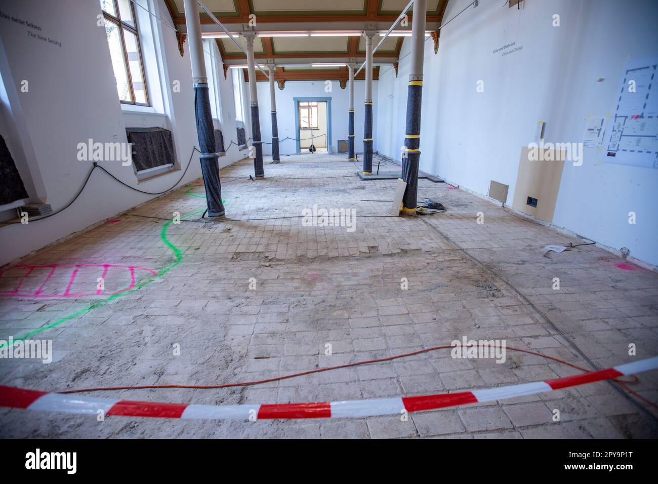 Schwerin, Germany. 03rd May, 2023. An exhibition hall at the ...