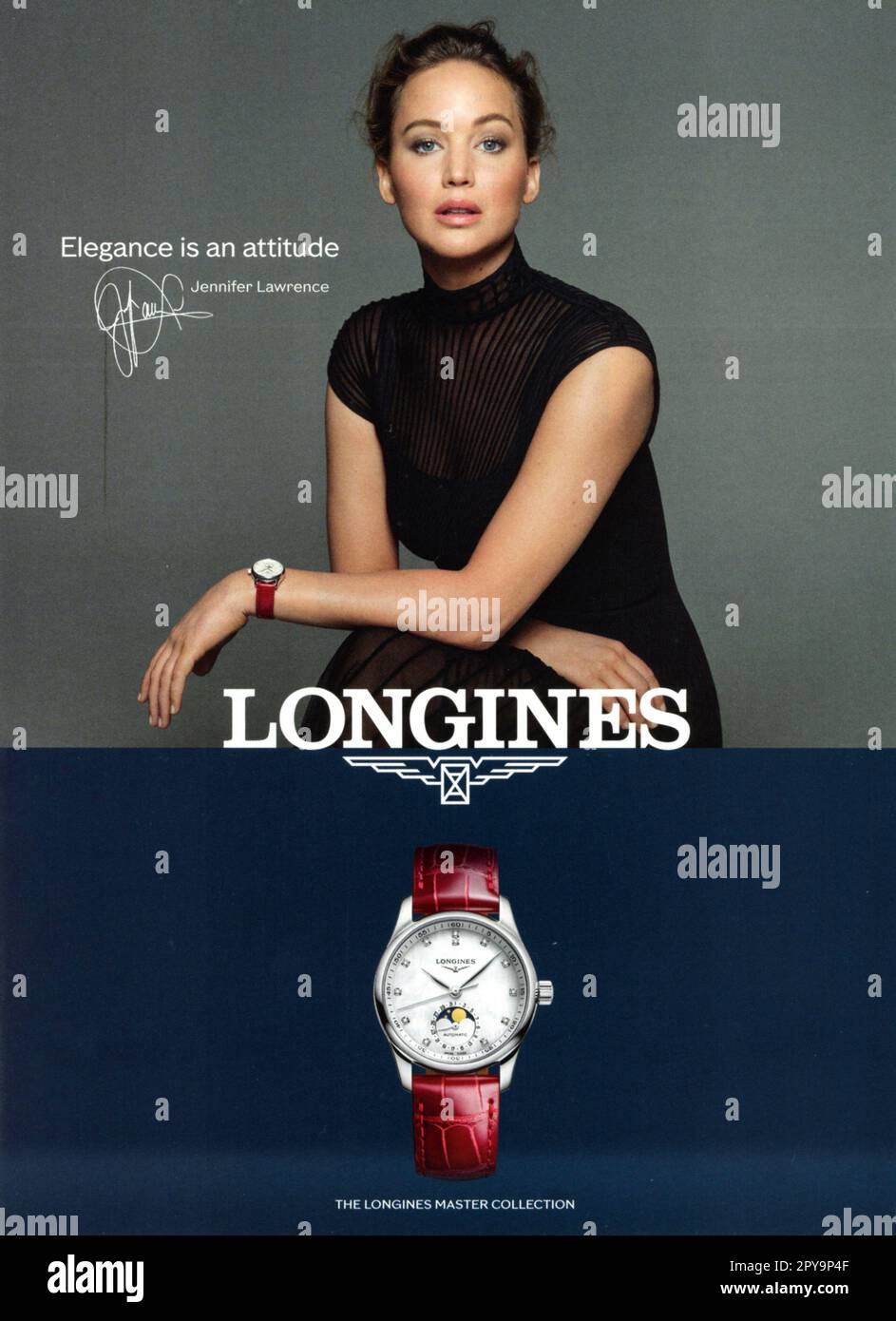 Longines magazine advertisement hi-res stock photography and images - Alamy