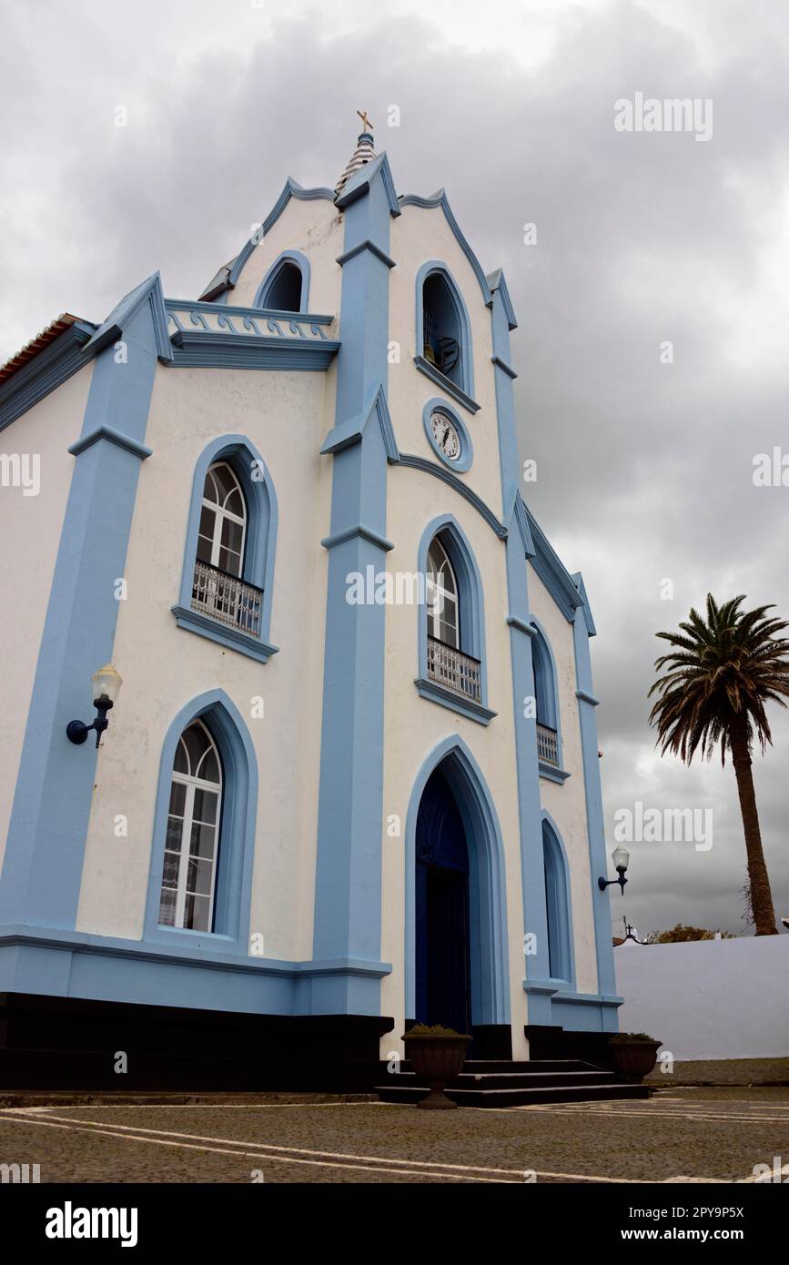 Church, Igreja de Sao Roque dos, Altares, Terceira, Azores, Portugal ...