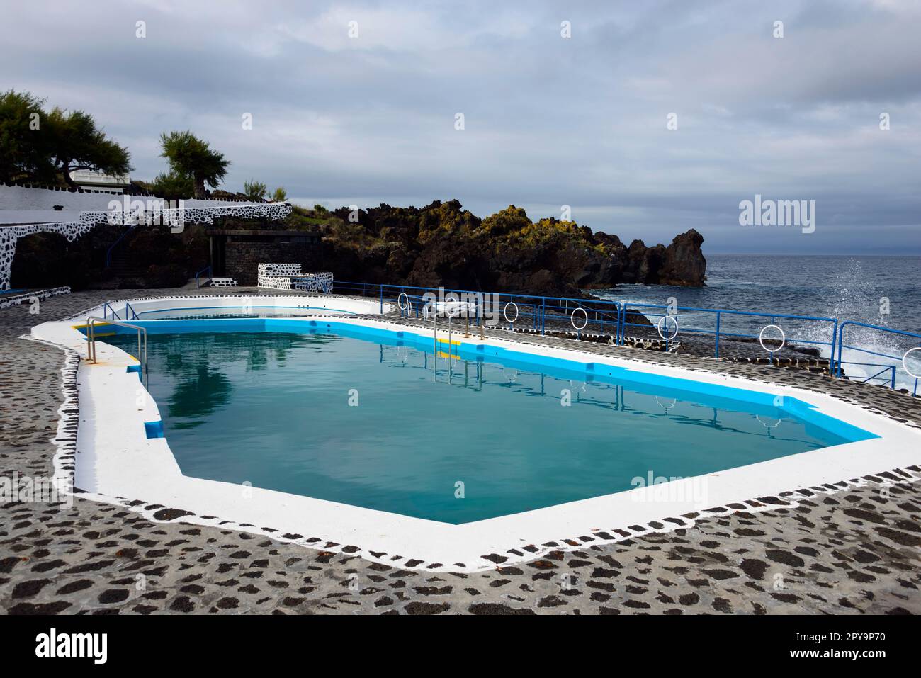 Swimming pool, Santo Antonio, Pico, Azores, Portugal Stock Photo - Alamy