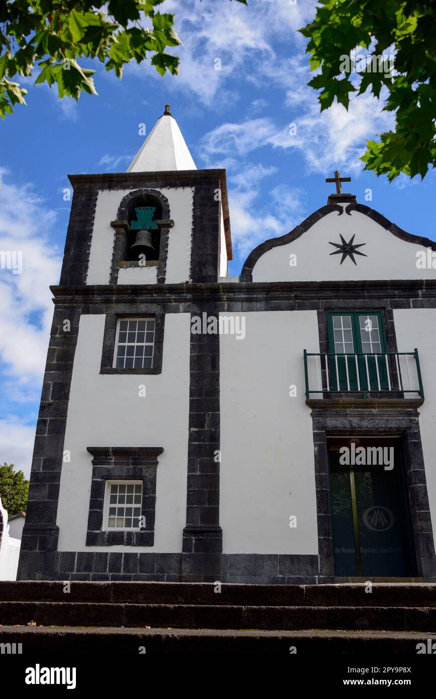 Church, Criacao Velha, Pico, Azores, Portugal Stock Photo - Alamy