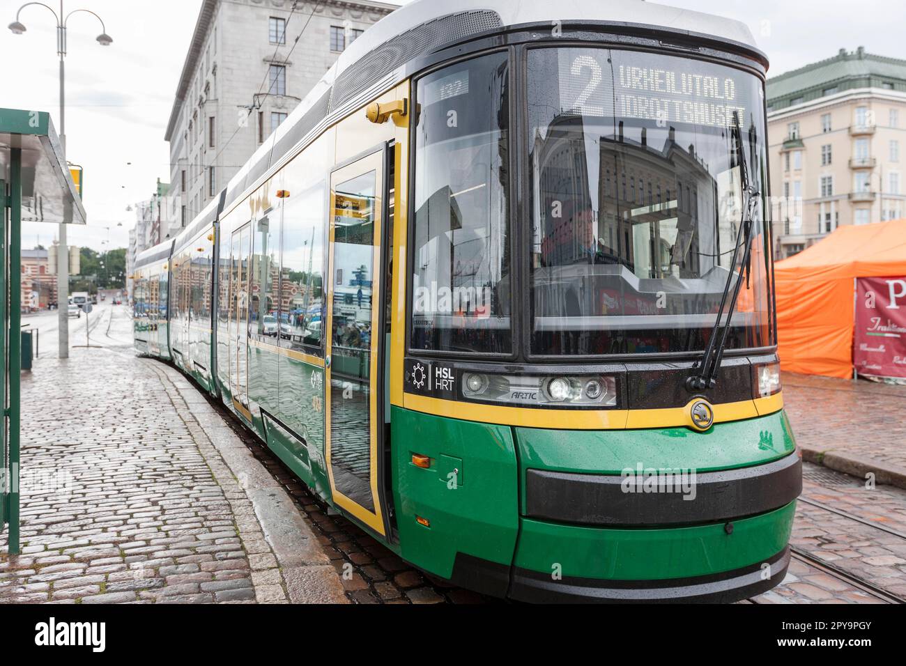 Tramway, Helsinki, Finland Stock Photo - Alamy