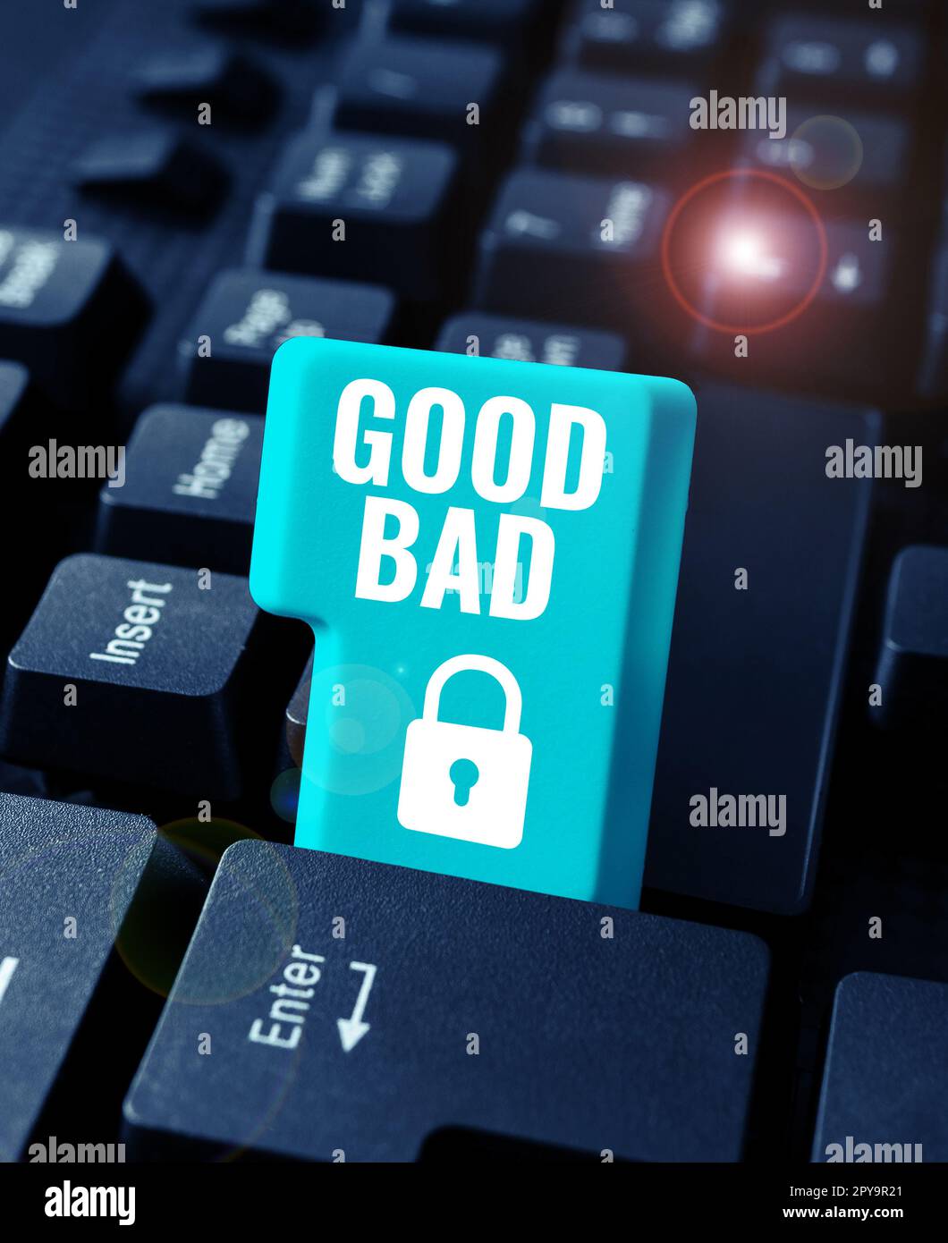 Writing displaying text Good Bad. Conceptual photo to seem to be going ...