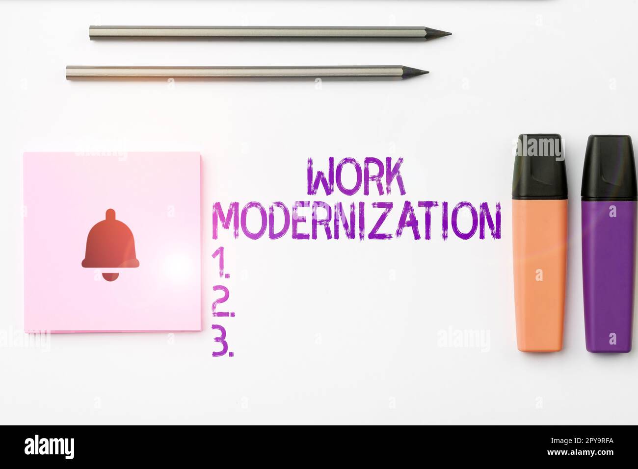 Inspiration showing sign Work Modernization. Business idea changing ...