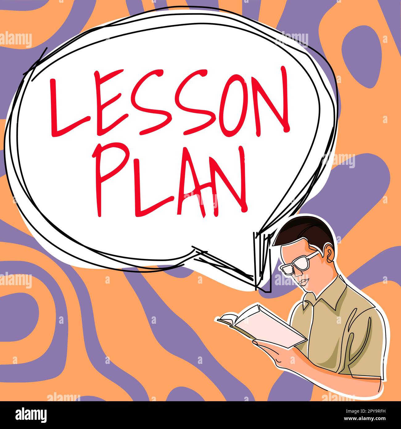 Handwriting text Lesson Plan. Word for a teacher's detailed description ...