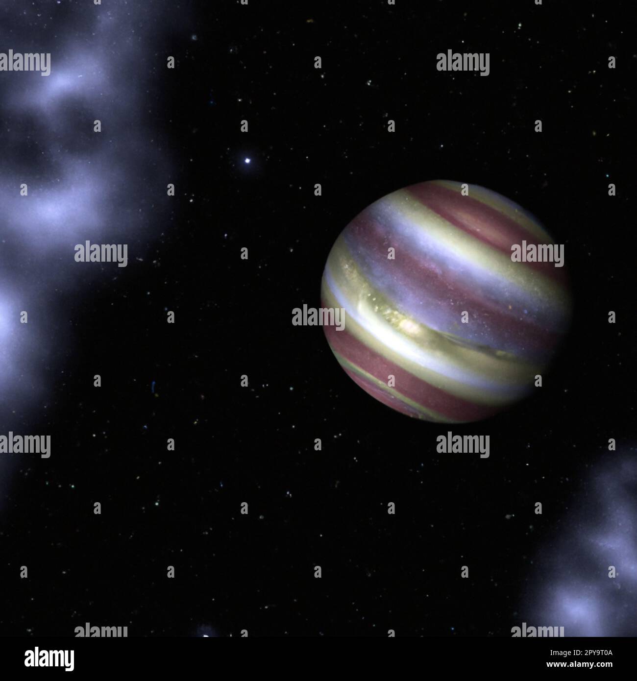 Outer space, Universe. Celestial asteroids, satellites, planets and ...