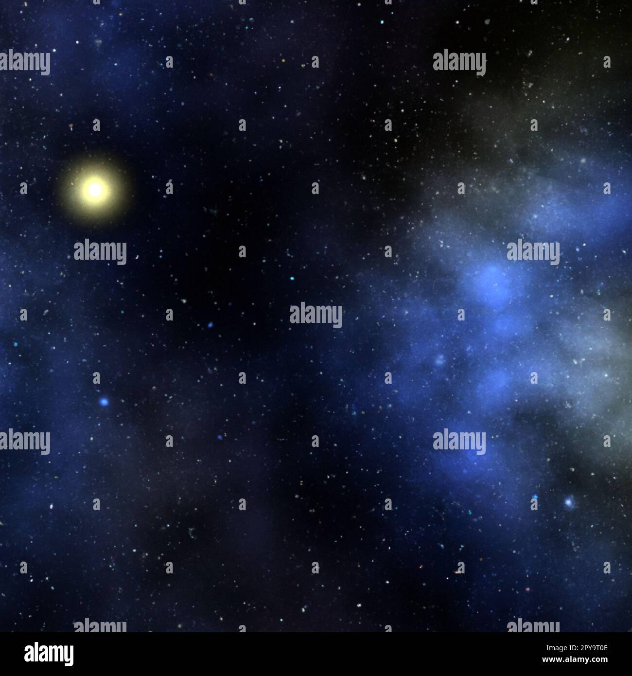 Outer space, Universe. Celestial asteroids, satellites, planets and ...