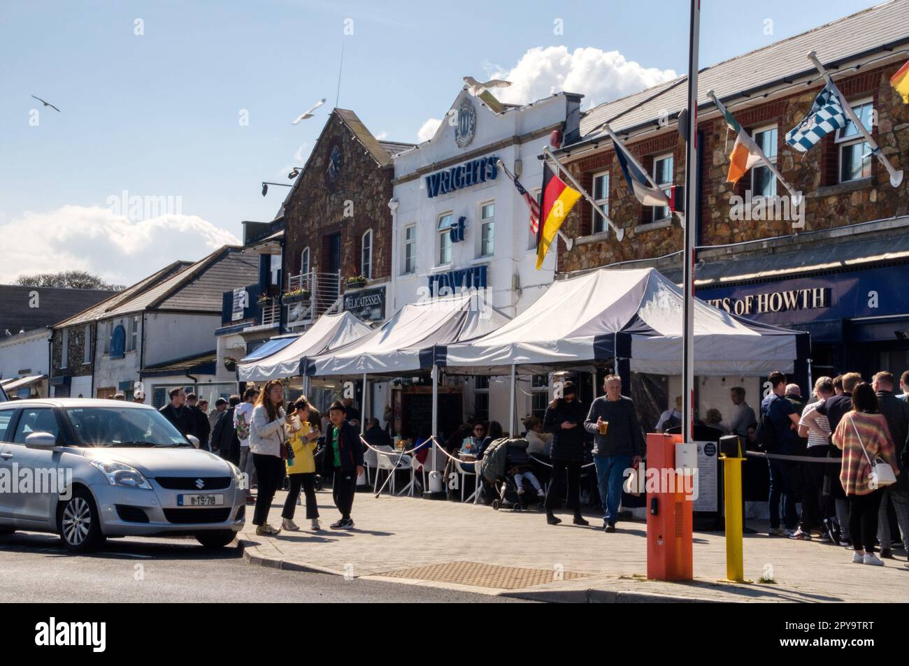 howth dublin ireland 2023 west pier Stock Photo - Alamy