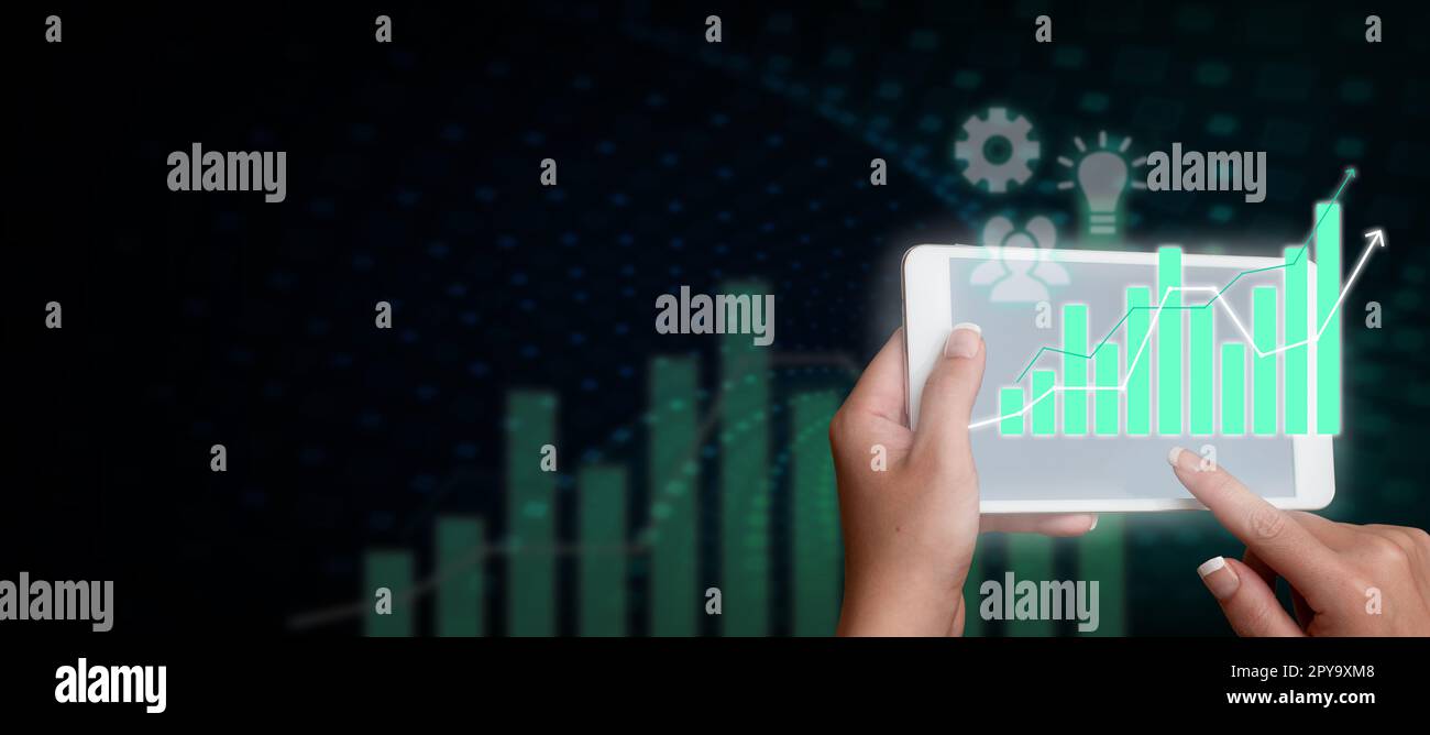 Two Hands Holding mobile phone and press on screen. Cellphone ...