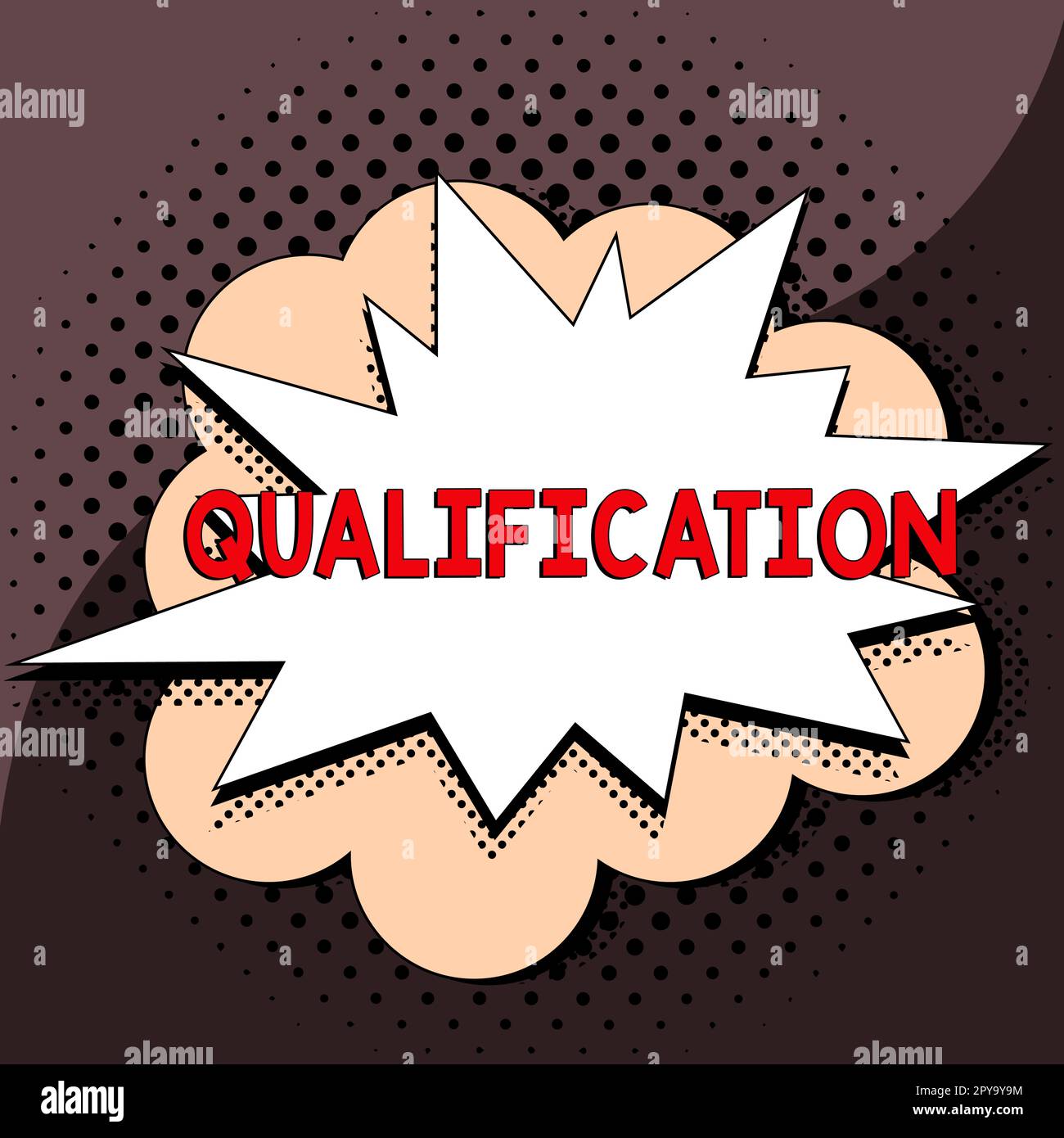 Inspiration showing sign Qualification. Business concept Officially ...