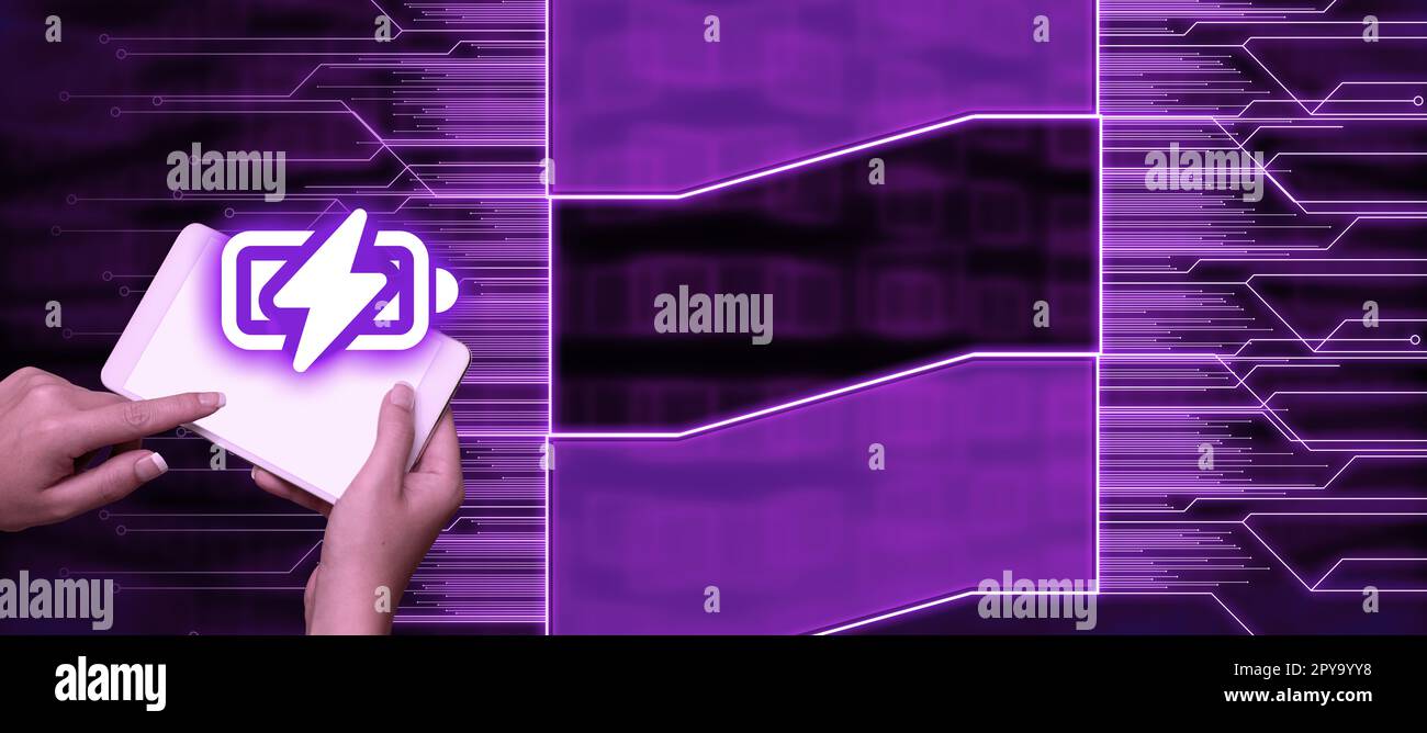Two Hands Holding mobile phone and press on screen. Cellphone ...
