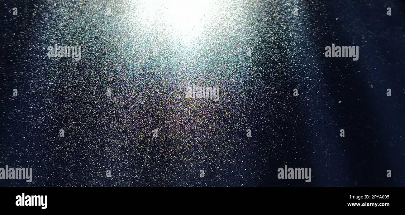 blurred striped dark black and blue background. Play of light and ...