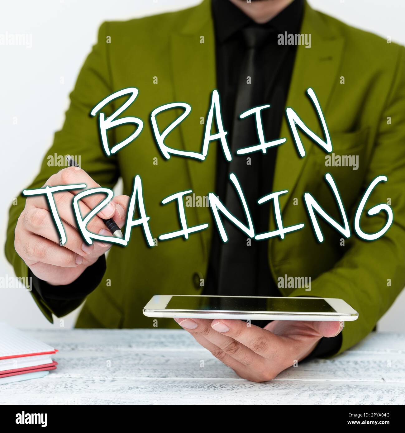 Text sign showing Brain Training. Concept meaning mental activities to ...