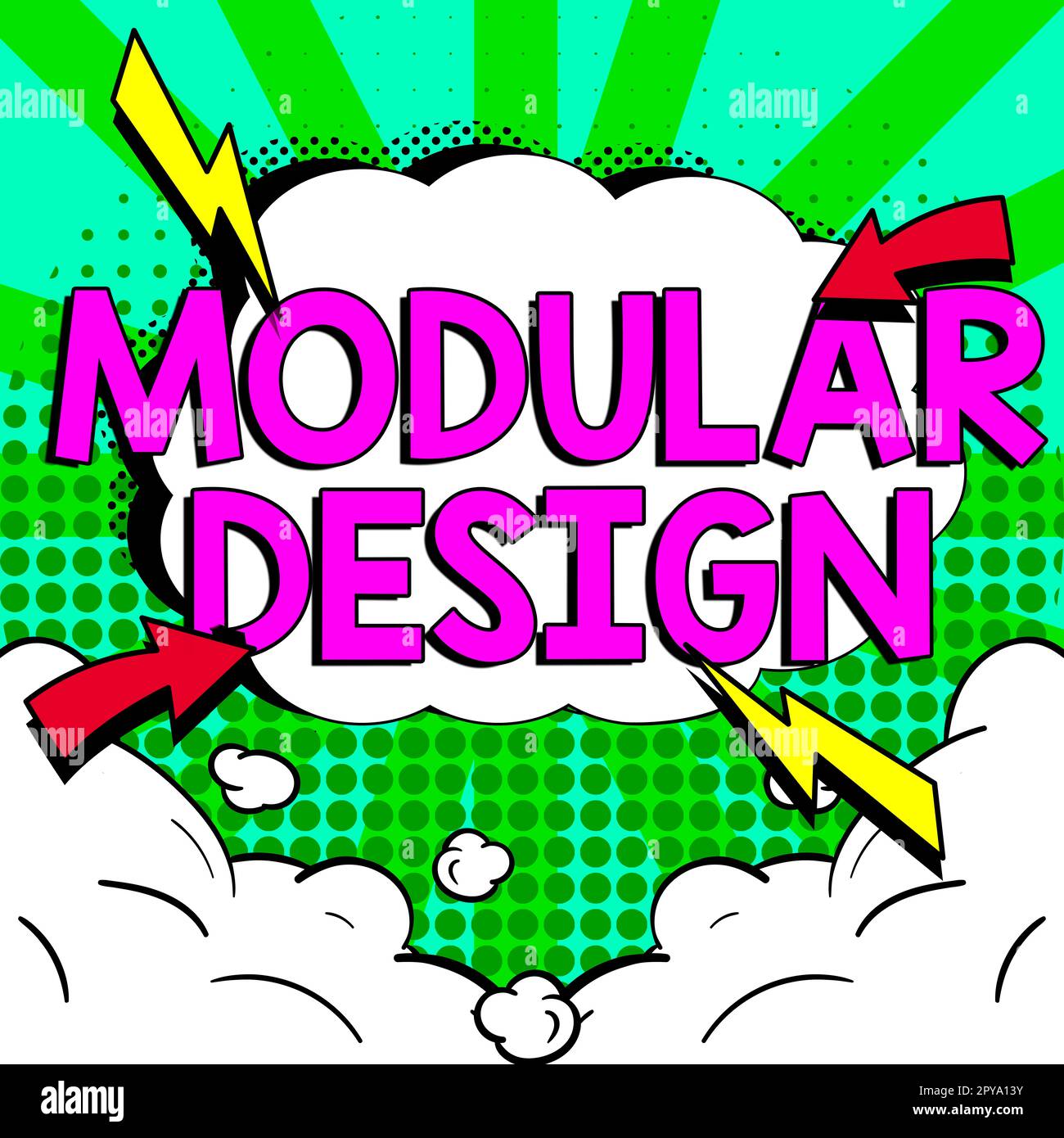 Text Caption Presenting Modular Design Internet Concept Product Designing To Produce Product By