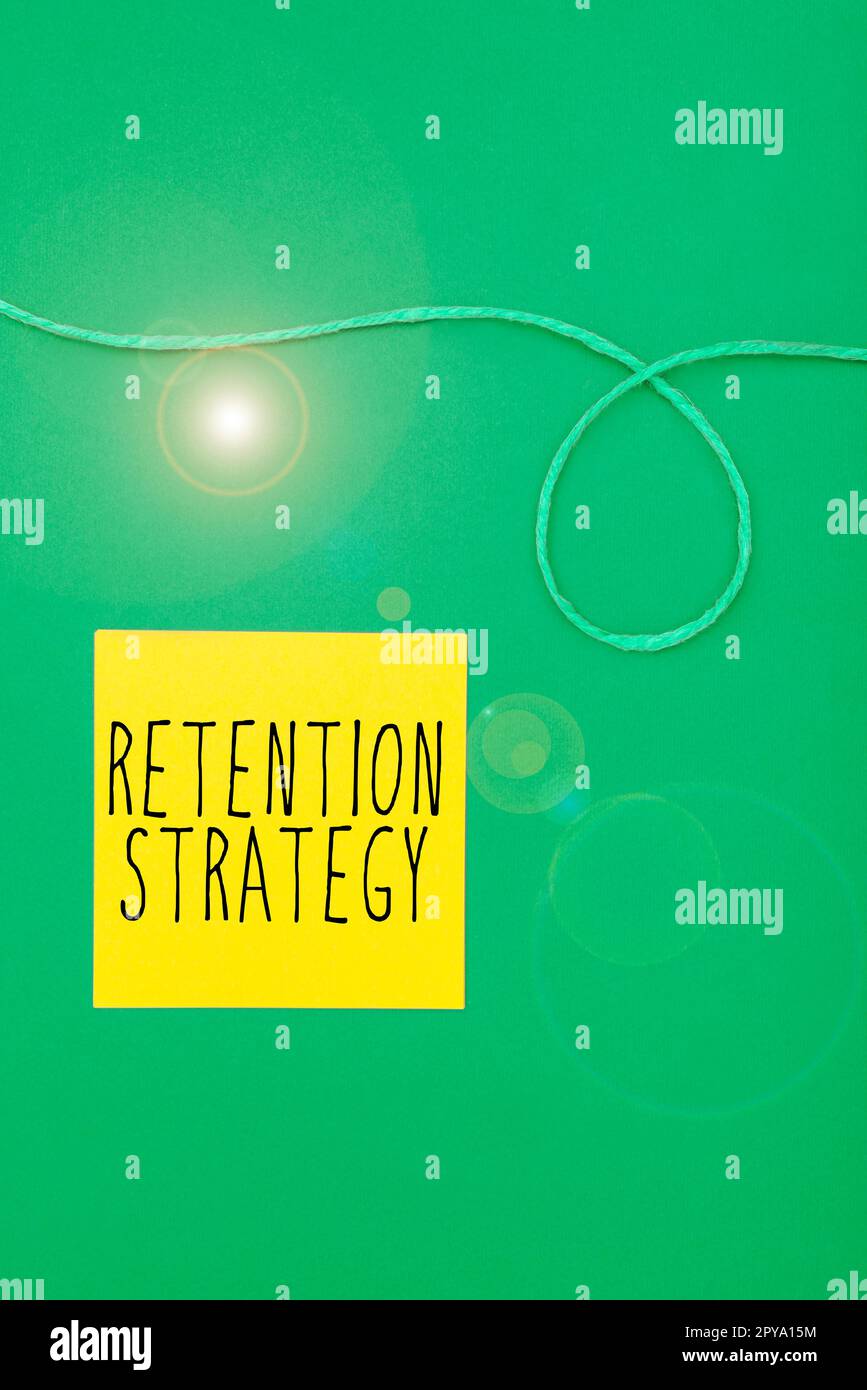 Handwriting text Retention Strategy. Business approach activities to ...