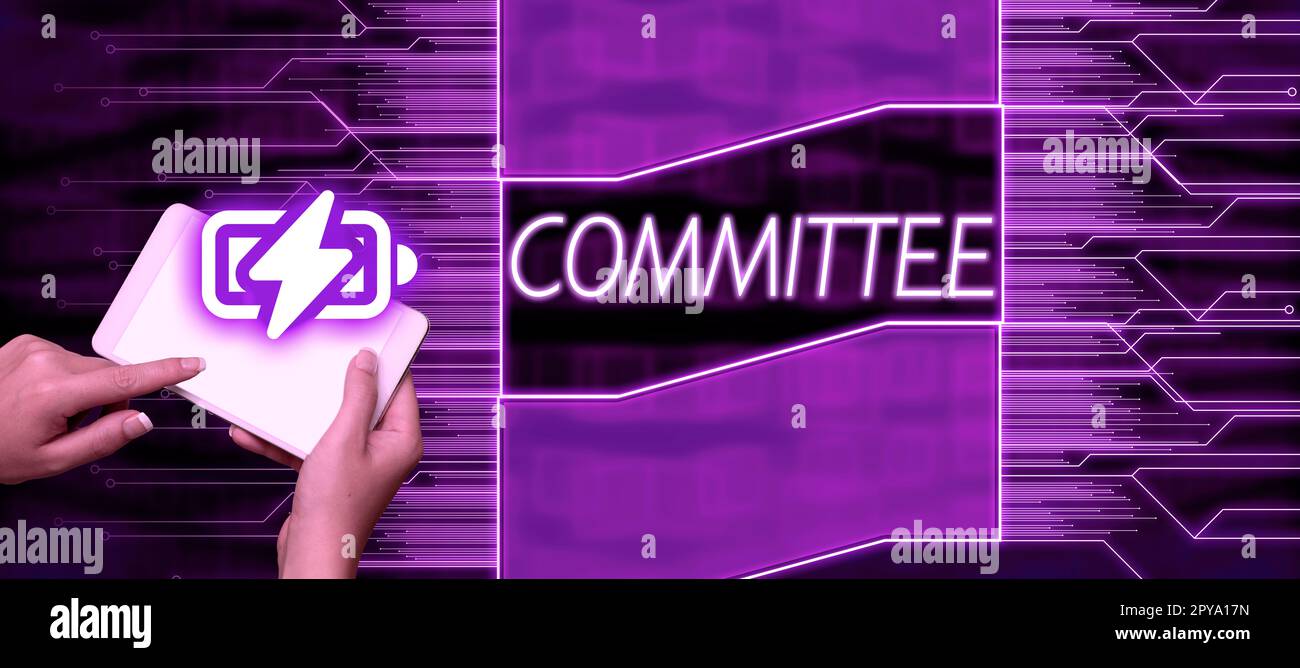 Text showing inspiration Committee. Business concept Group of people ...