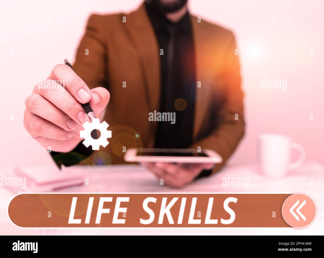 Sign displaying Life Skills. Business concept that is necessary or ...