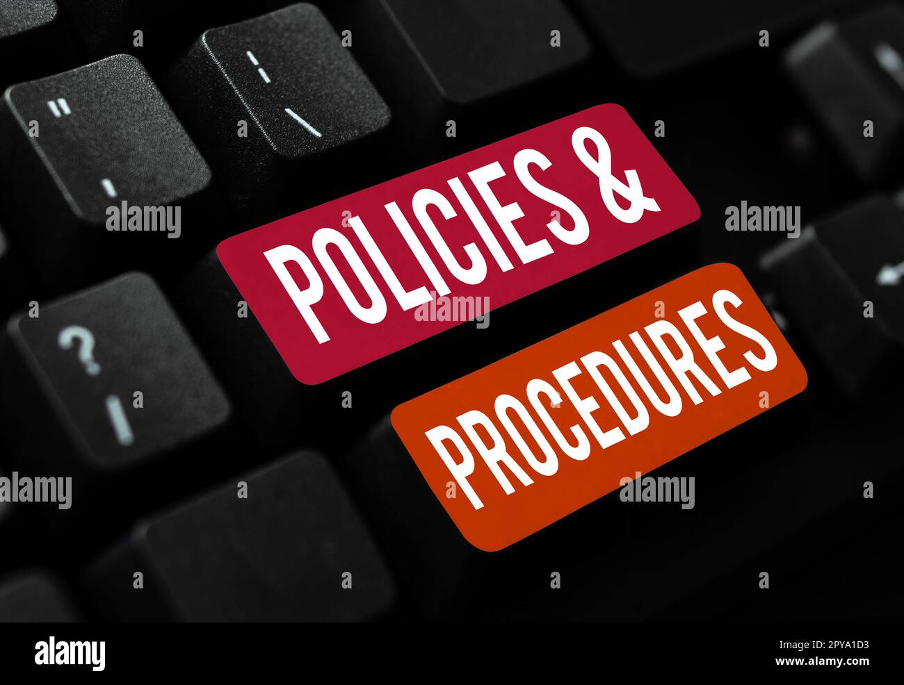 Hand writing sign Policies Procedures. Concept meaning list of rules ... Hand writing sign Policies Procedures. Concept meaning list of rules ...