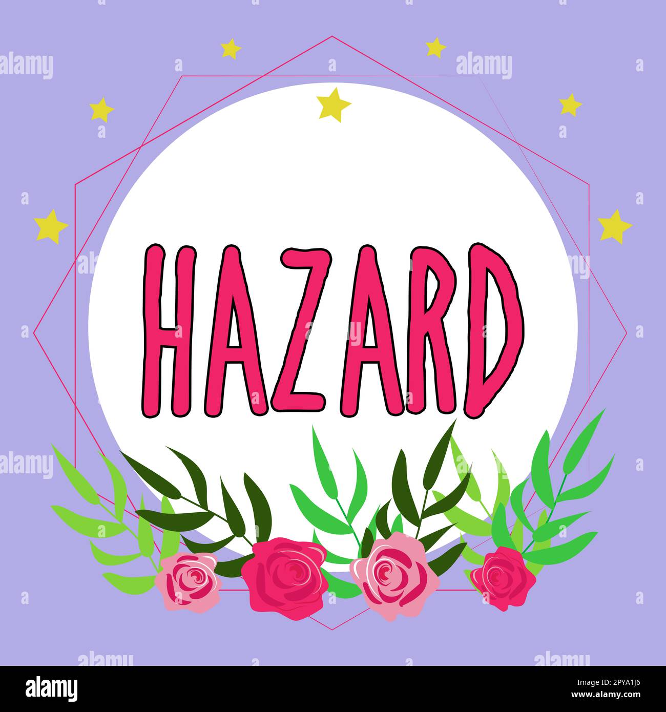 Sign displaying Hazard. Business overview account or statement ... Sign displaying Hazard. Business overview account or statement ...