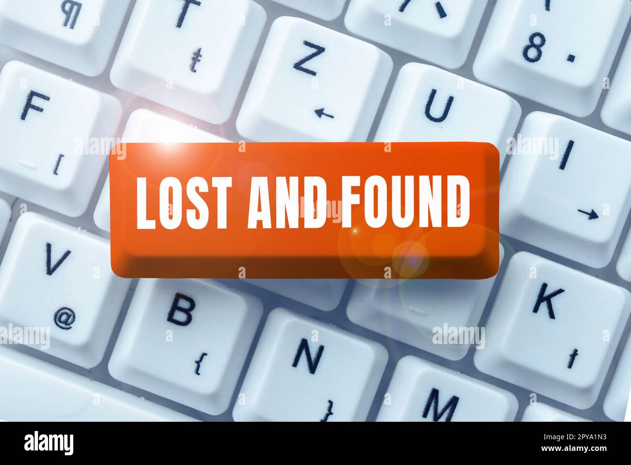 Text showing inspiration Lost And Found. Business overview Place where ...