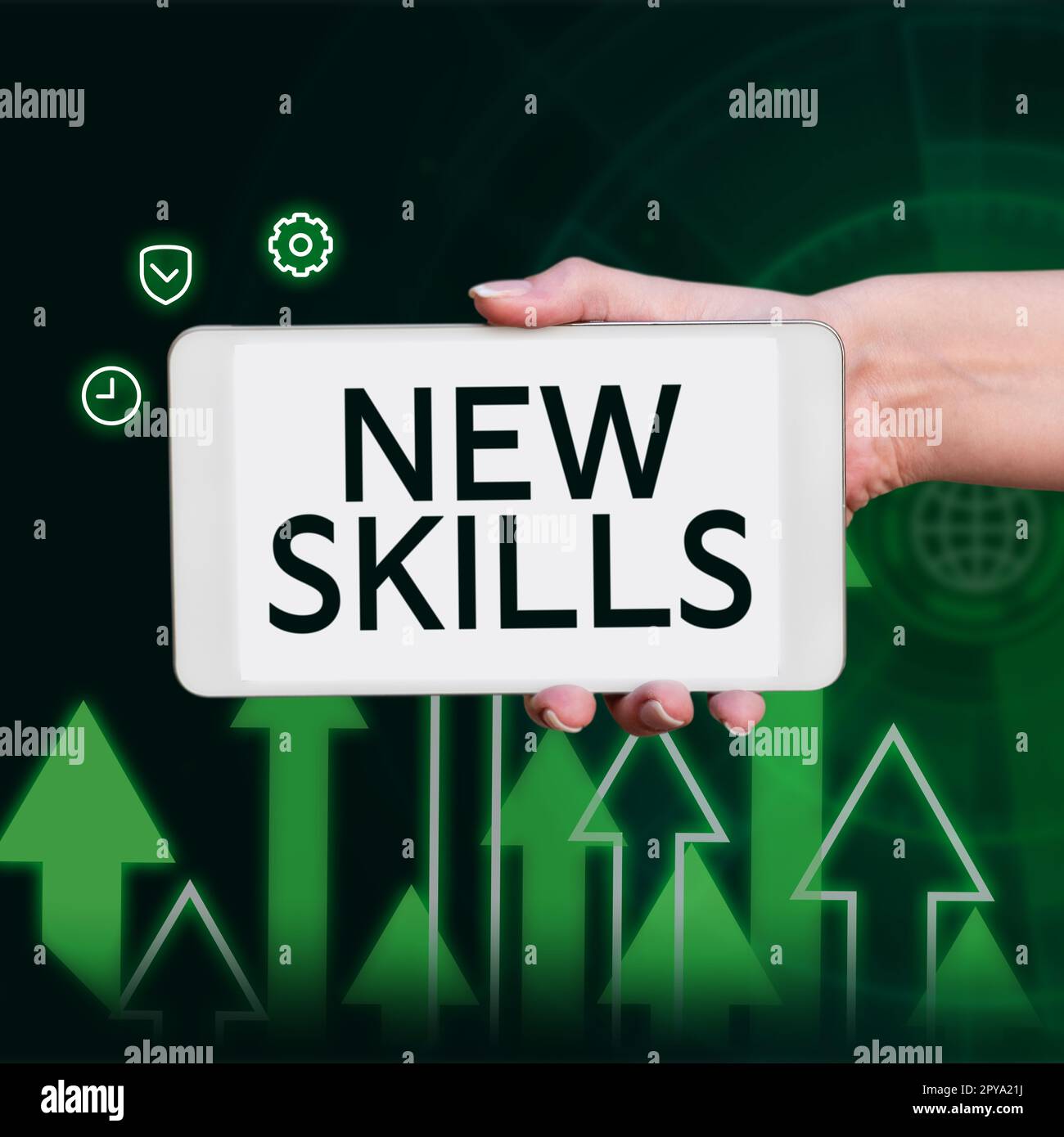 Conceptual display New Skills. Concept meaning Recently Acquired ...