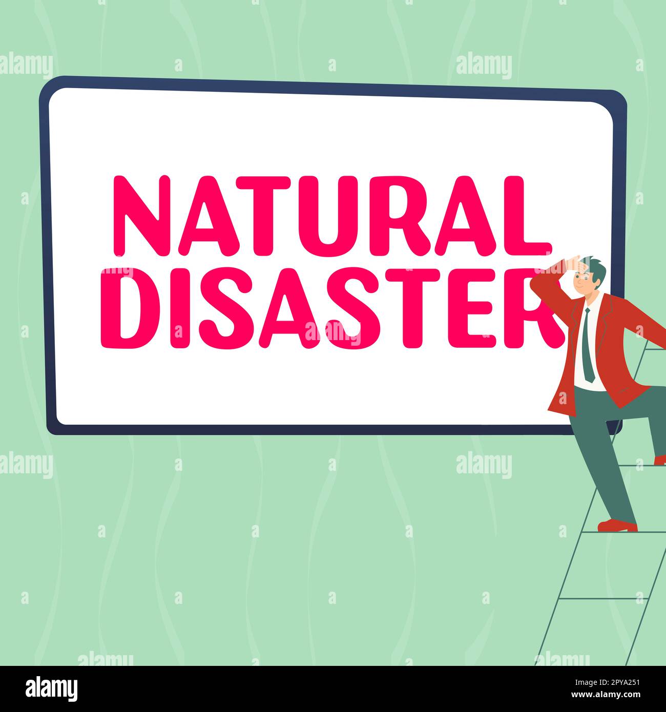 Handwriting text Natural Disaster. Concept meaning occurring in the ...