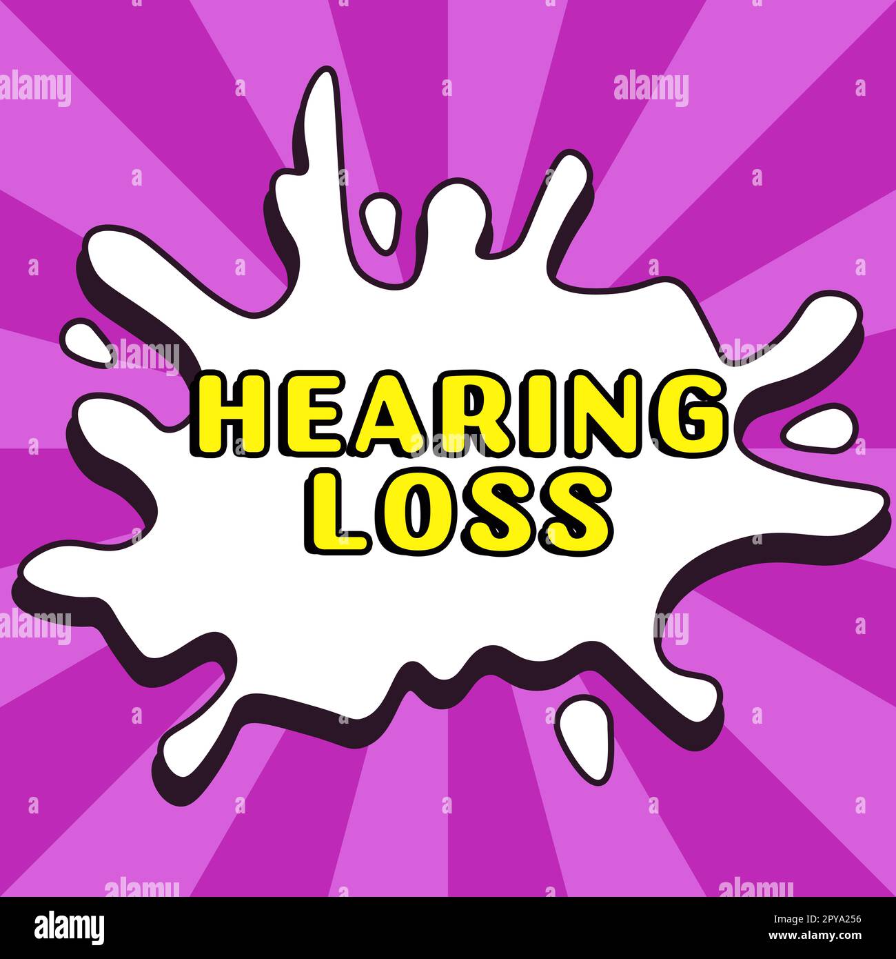 Writing displaying text Hearing Loss. Business overview is partial or ...