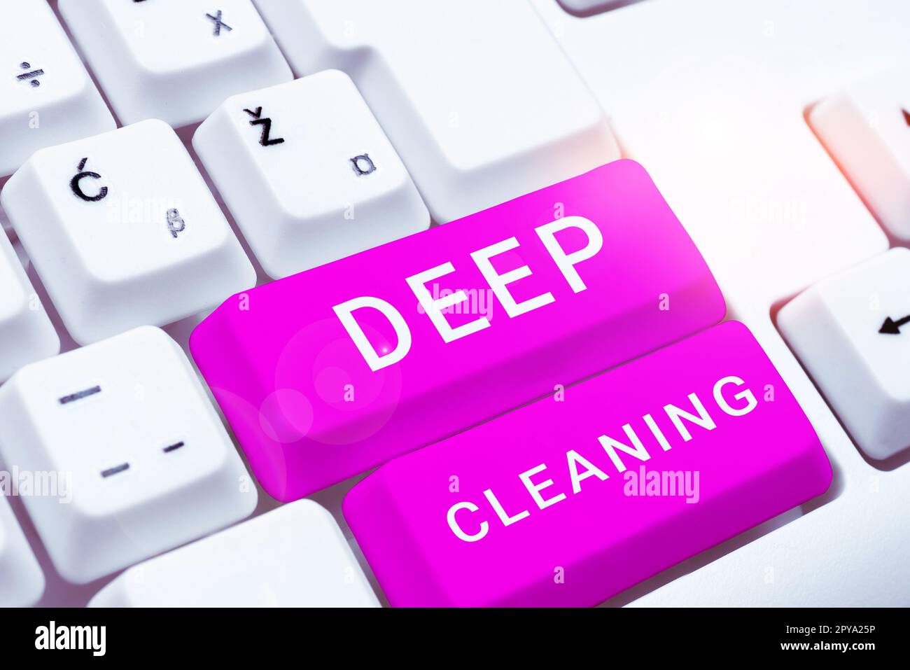 Writing displaying text Deep Cleaning. Word Written on an act of ...