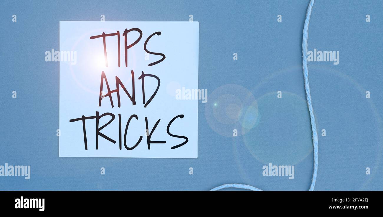 Handwriting Text Tips And Tricks Business Showcase Helpful Advices That Makes Certain Action