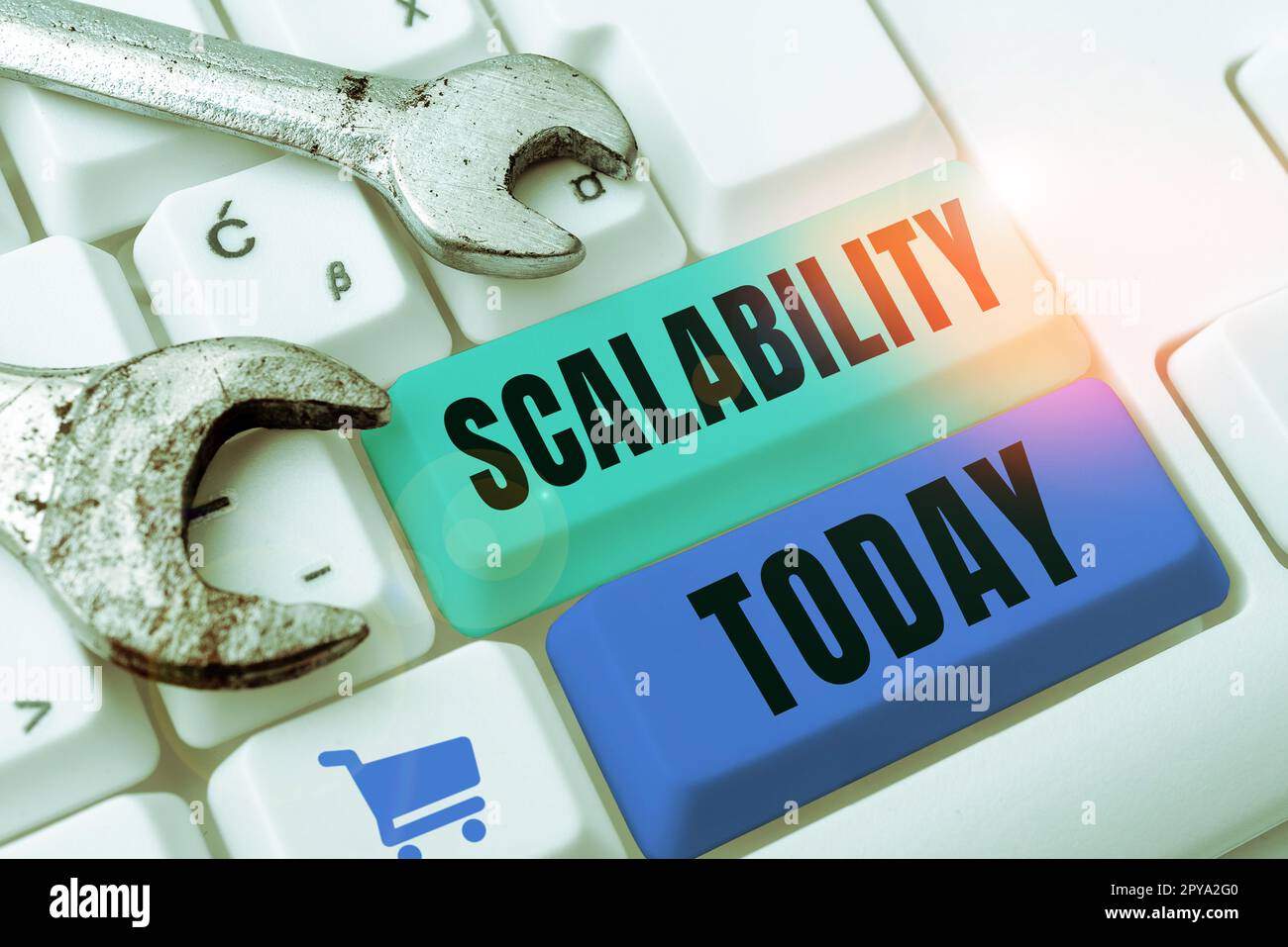 Conceptual Caption Scalability Internet Concept Capable Of Being Easily Expanded Or Upgraded On