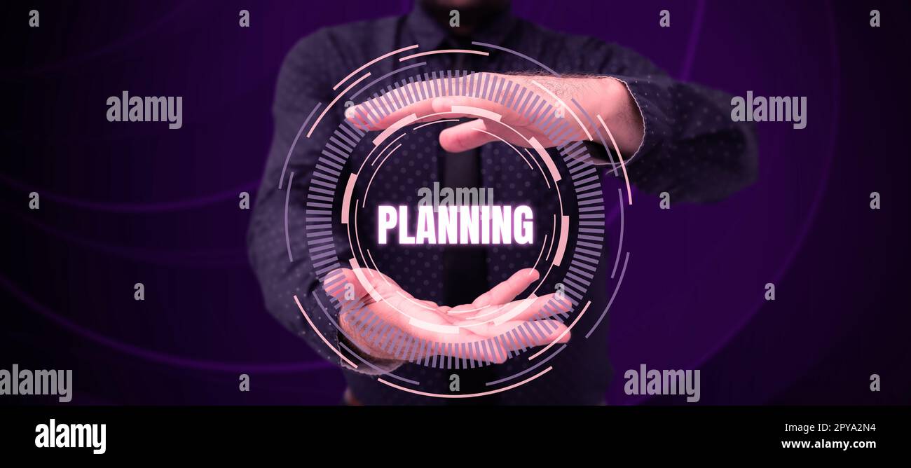 Conceptual caption Planning. Business idea process of thinking about ... Conceptual caption Planning. Business idea process of thinking about ...
