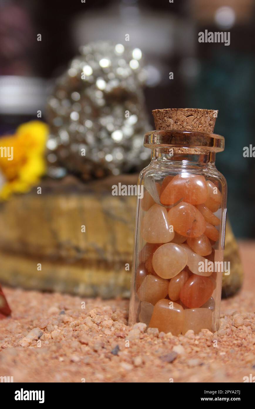 Red healing crystals hi-res stock photography and images - Alamy