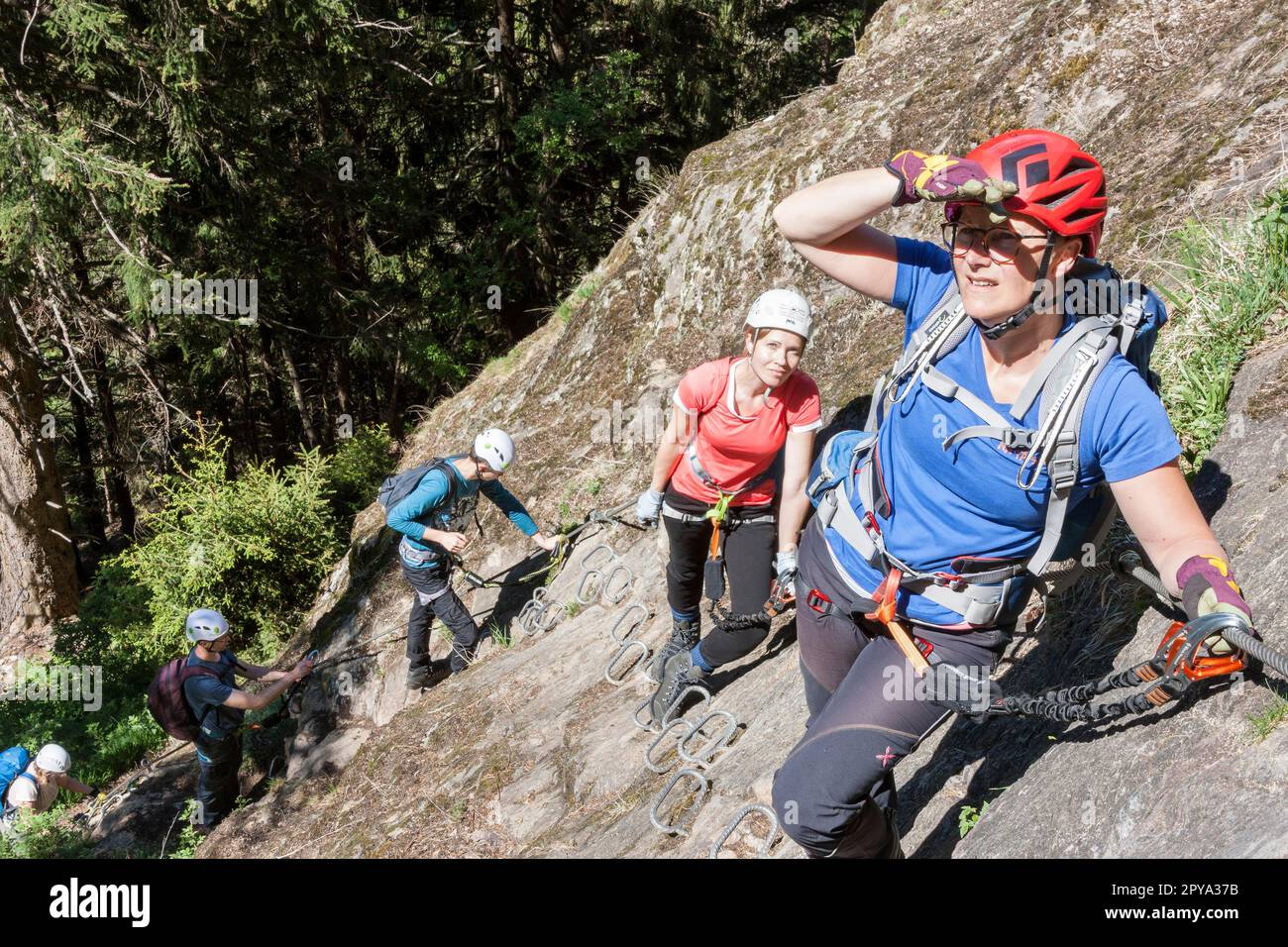 Natascha Haug, Elena Ryseva, Kyrill Rysev, Achim Haug, climbing ...