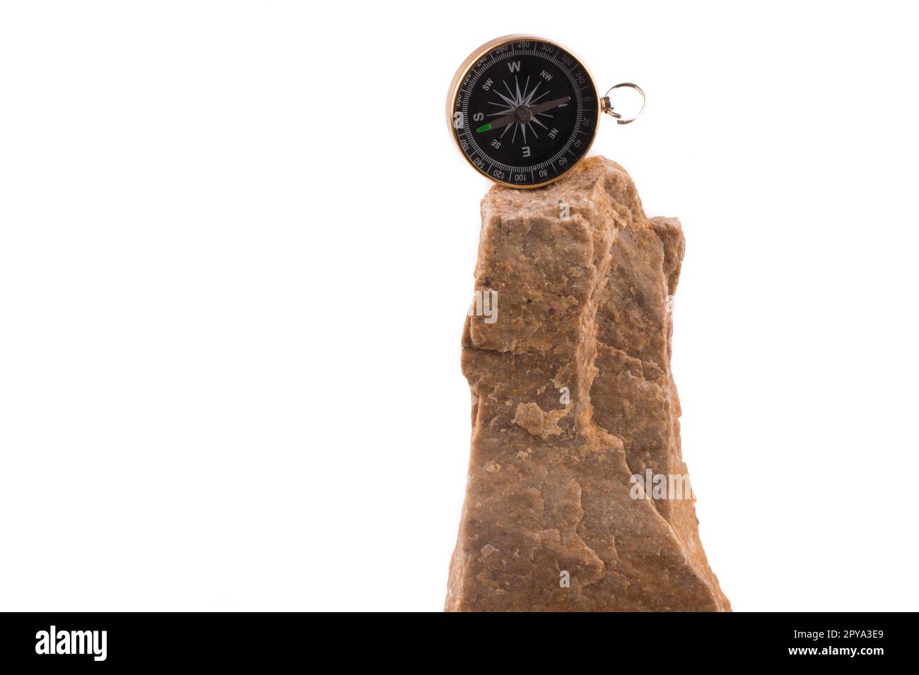 Compass on rock hi-res stock photography and images - Alamy