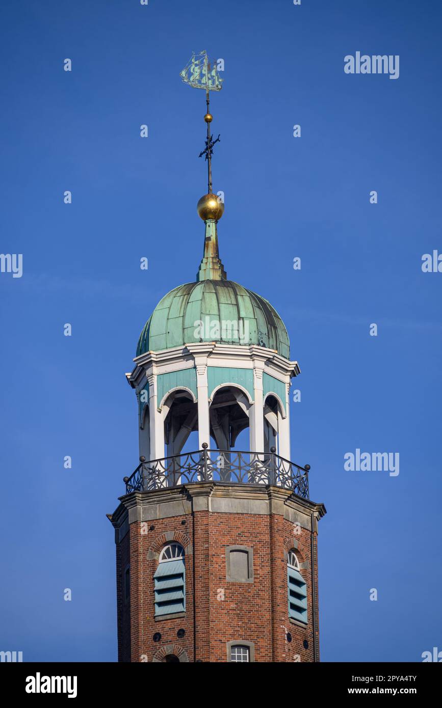 the city of Leer at the ems river in germany Stock Photo - Alamy
