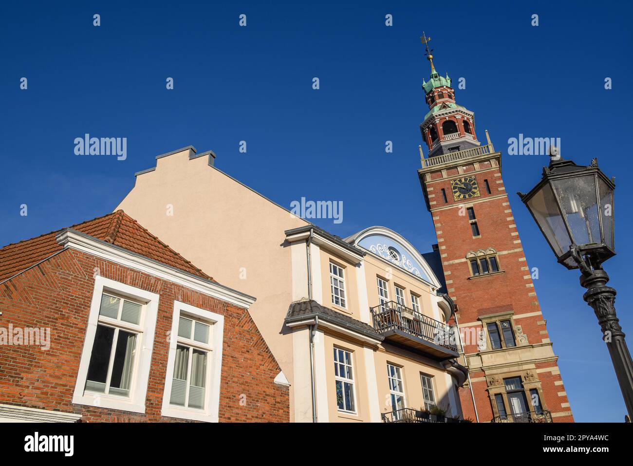 the city of Leer at the ems river in germany Stock Photo - Alamy