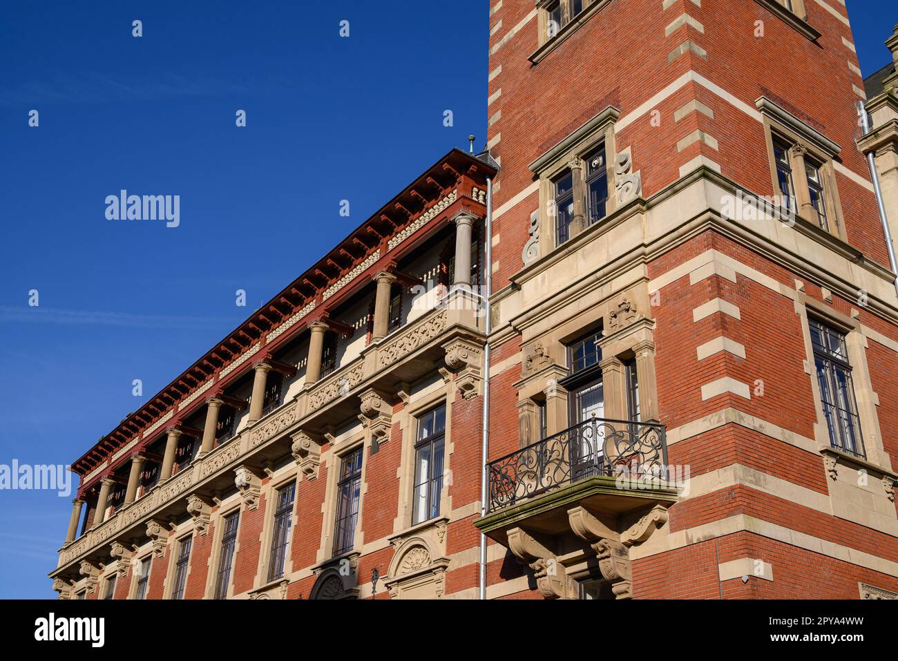 the city of Leer at the ems river in germany Stock Photo - Alamy