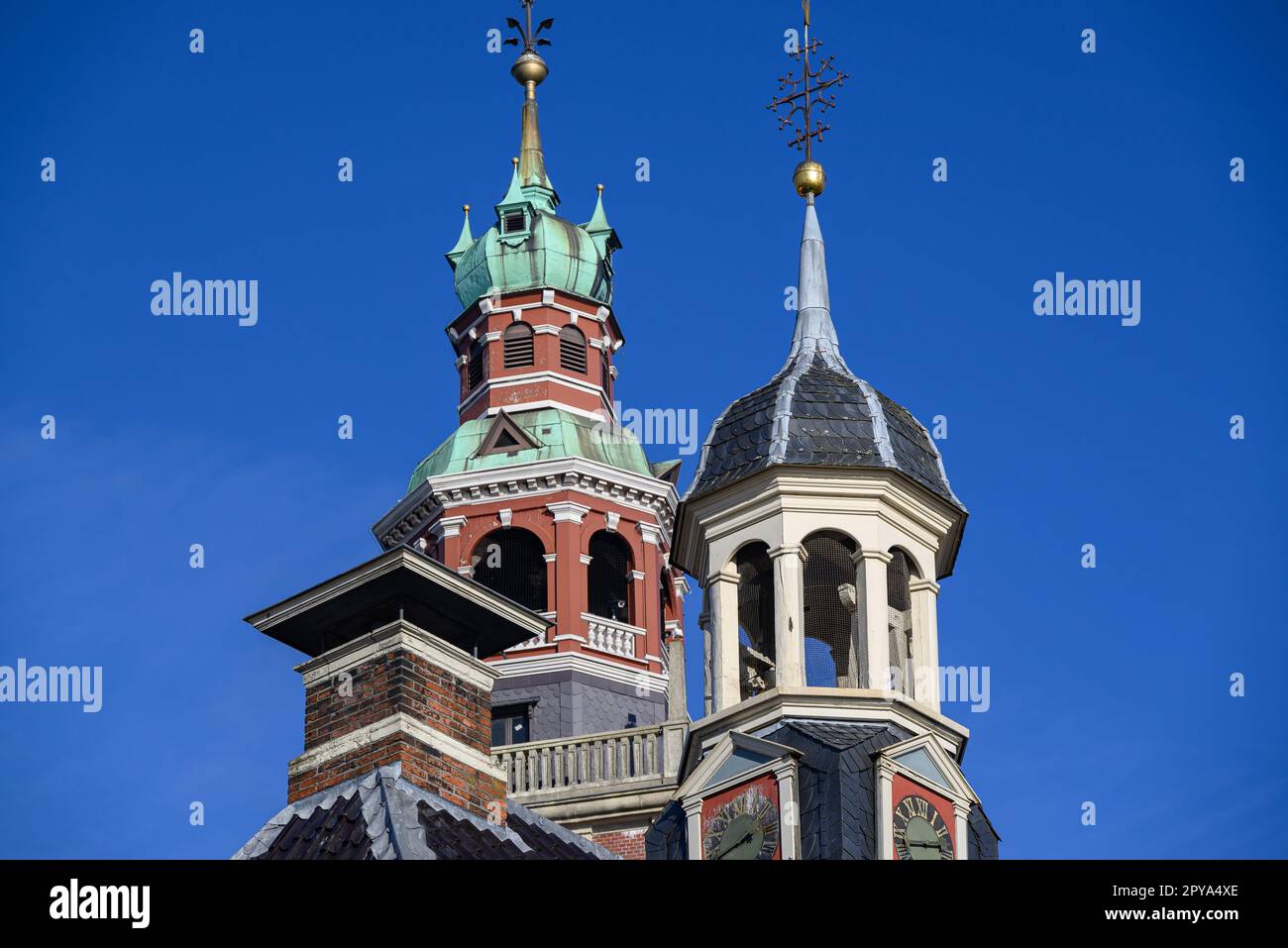 the city of Leer at the ems river in germany Stock Photo - Alamy