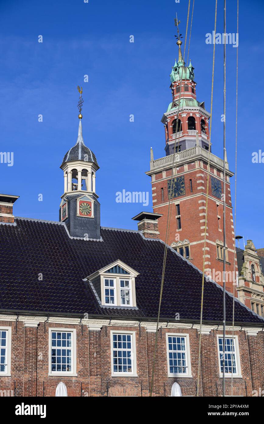 the city of Leer at the ems river in germany Stock Photo - Alamy