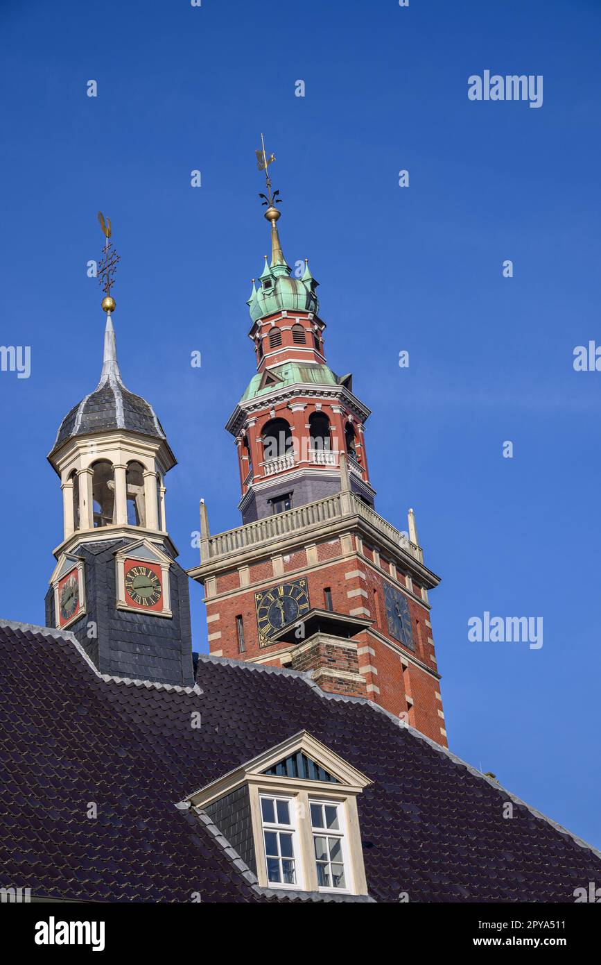 the city of Leer at the ems river in germany Stock Photo - Alamy