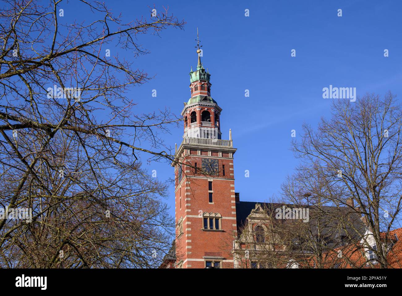 the city of Leer at the ems river in germany Stock Photo - Alamy