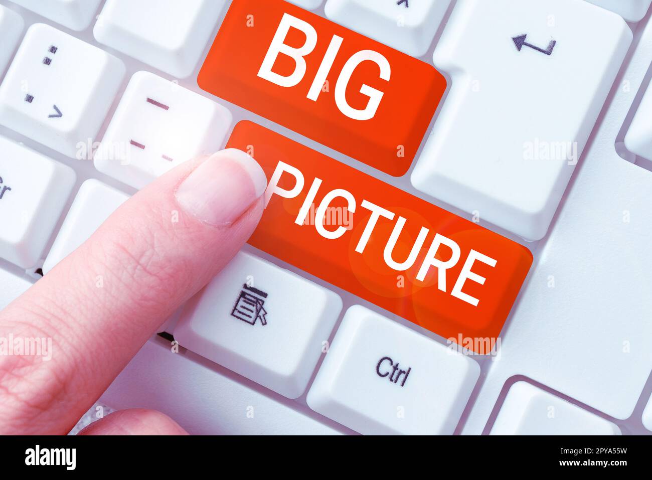 Writing displaying text Big Picture. Business concept most important ...