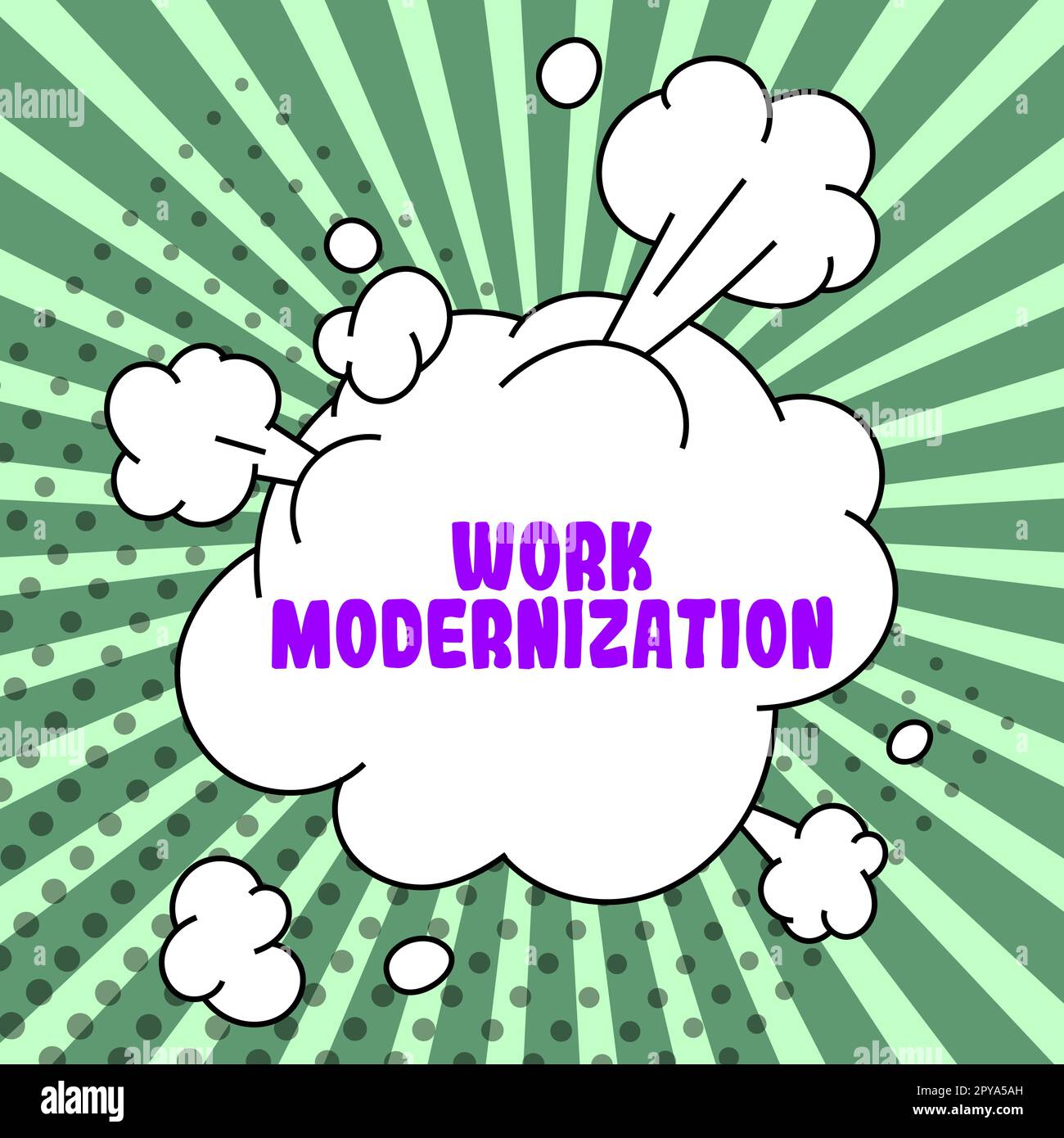 Writing displaying text Work Modernization. Word for changing product ...